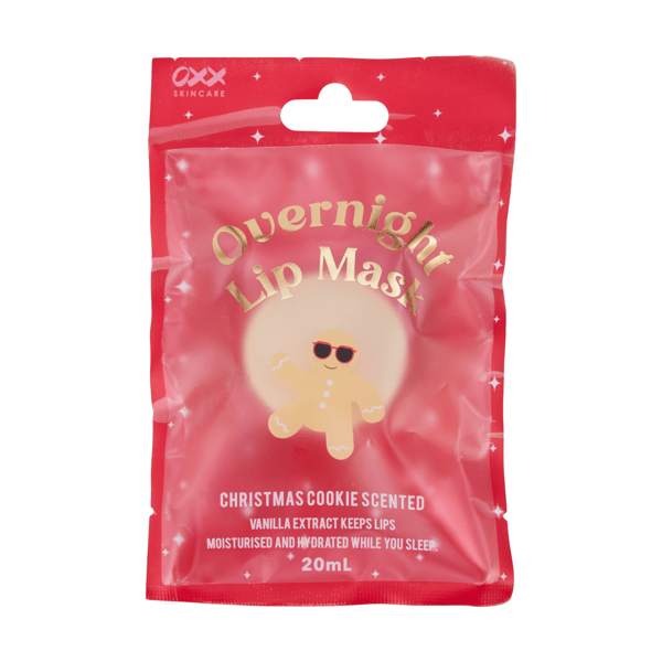 Overnight Lip Mask 20ml, Christmas Cookie Scented and Vanilla Extract ...
