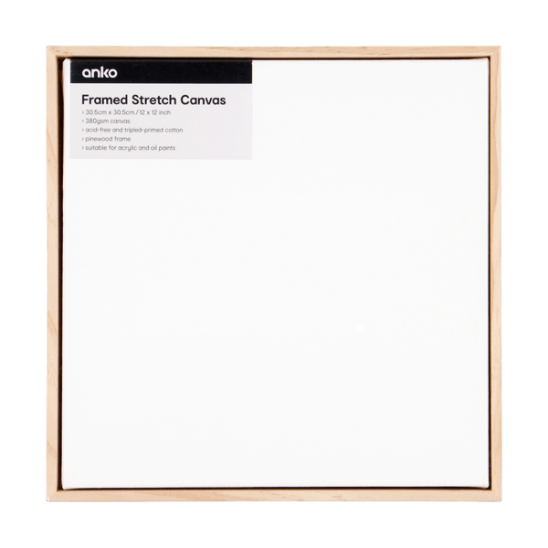 Stretched Canvas, 12" x 12" - Anko | Target Australia