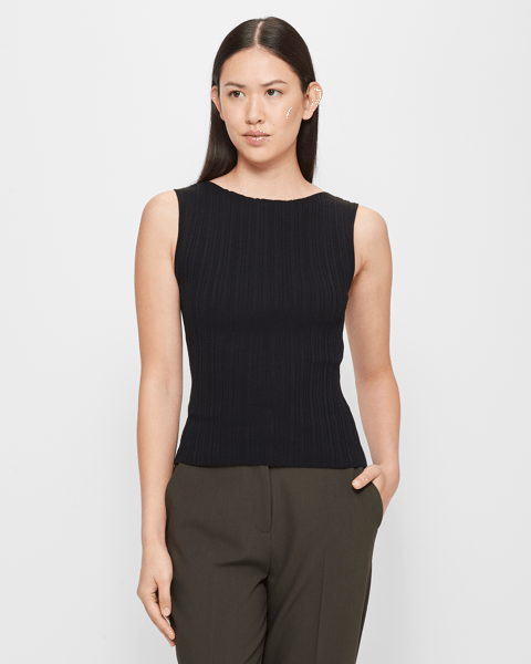 Variegated Boat Neck Tank Top - Preview | Target Australia