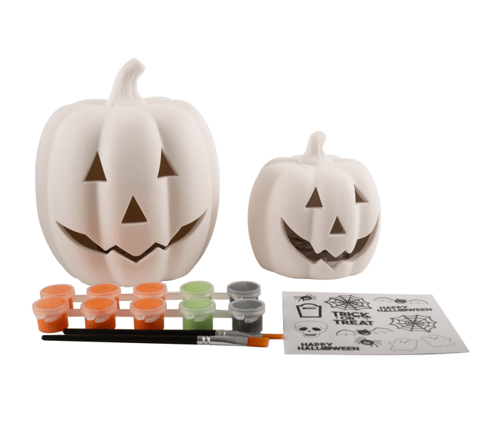 Halloween Paint Your Own Light Up Pumpkins 2 Pack | Target Australia