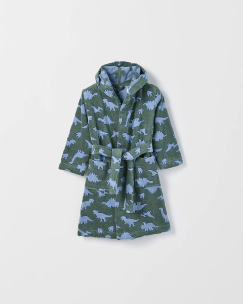 Younger Boys Australian Cotton Towelling Dressing Gown | Target Australia