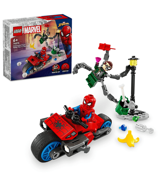 LEGO® Super Heroes Marvel Motorcycle Chase: Spider-Man vs. Doc Ock ...