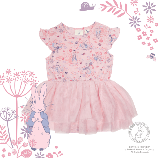 Peter Rabbit Baby Tutu Bodysuit - Pink | Target Australia