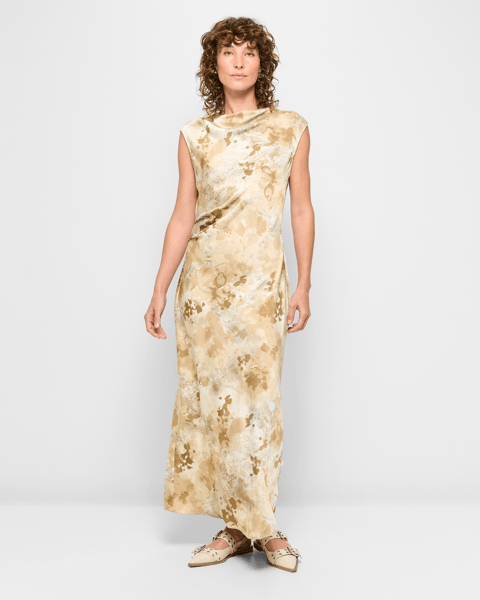 Sleeveless Satin Midi Dress - Preview | Target Australia