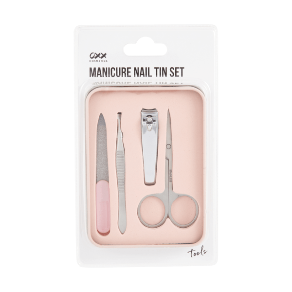 5 Pack Manicure Nail Tin Set, Pink - OXX Cosmetics | Target Australia