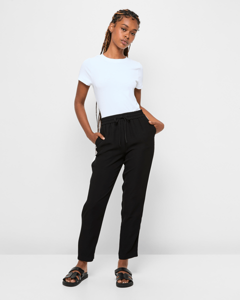 Petites Tapered Piping Detail Pants | Target Australia