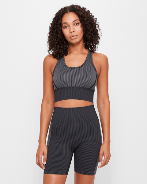 Active High Rise Seamfree Ribbed Bike Shorts | Target Australia