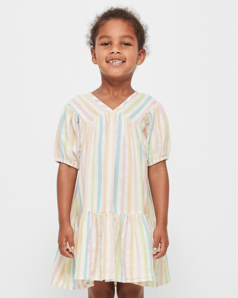 Cut Out Back Striped Dress | Target Australia
