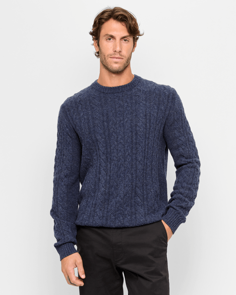 Lambswool Cable Knit Jumper | Target Australia