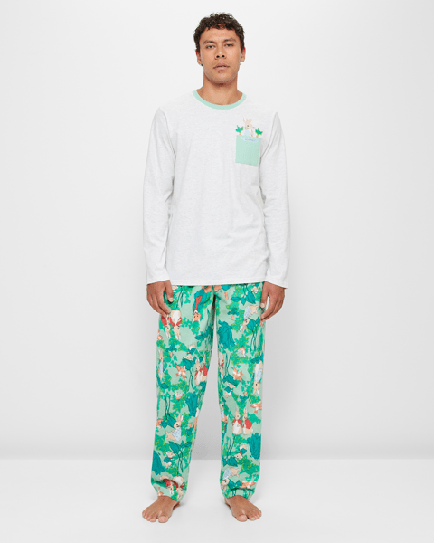 Family Matching Mens Peter Rabbit Cotton Flannelette Pyjama Set ...