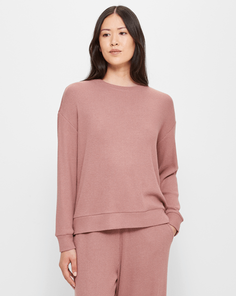 Sleep Cosy Rib Knit Top | Target Australia