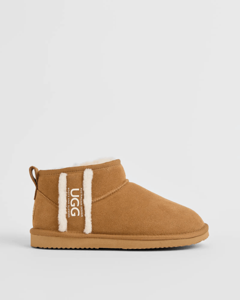 Australian Design Ugg Sheepskin and Leather Boot - Chestnut | Target ...