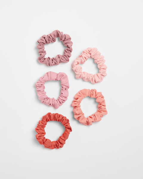 Kids 5 Pack Pastel Scrunchies | Target Australia