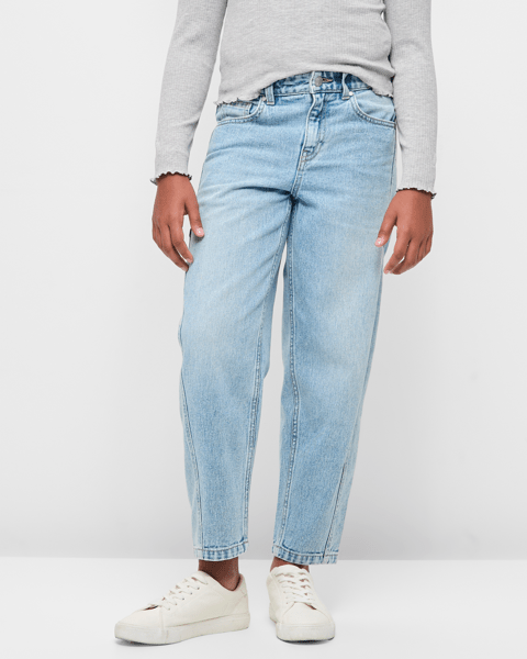 Barrel Denim Jeans - Light Wash | Target Australia