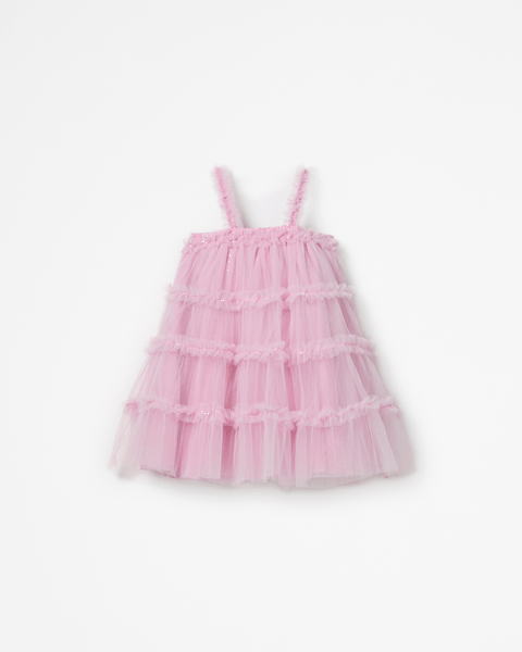 Tiered Tulle Dress - Dark Pink | Target Australia
