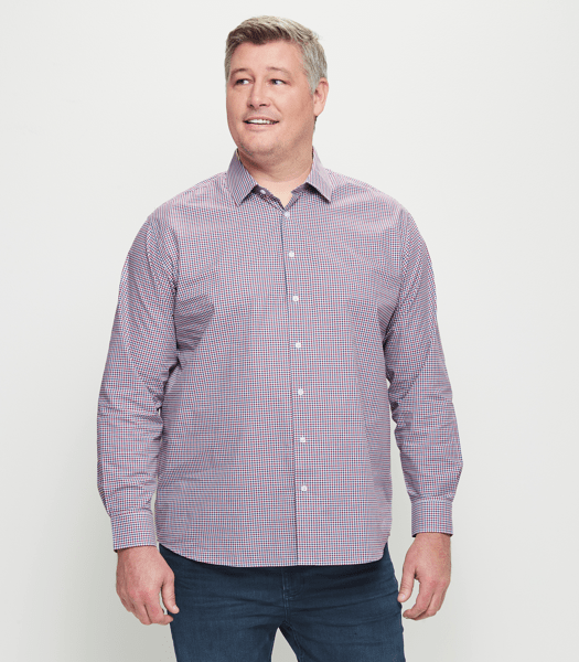 Man Plus Long Sleeve Business Shirt | Target Australia