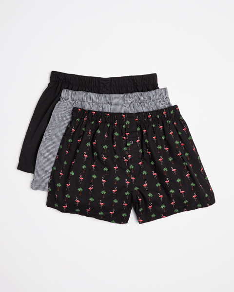 Maxx 3 Pack Woven Boxers - Flamingo | Target Australia