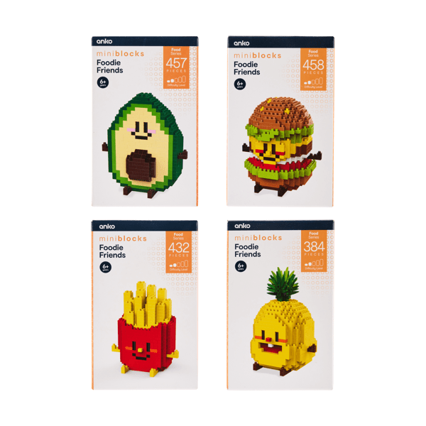 Mini Blocks Food Series: Foodie Friends, Assorted - Anko | Target Australia