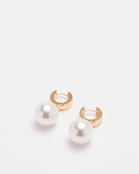 Faux Pearl Bead Ball Drop Earrings | Target Australia