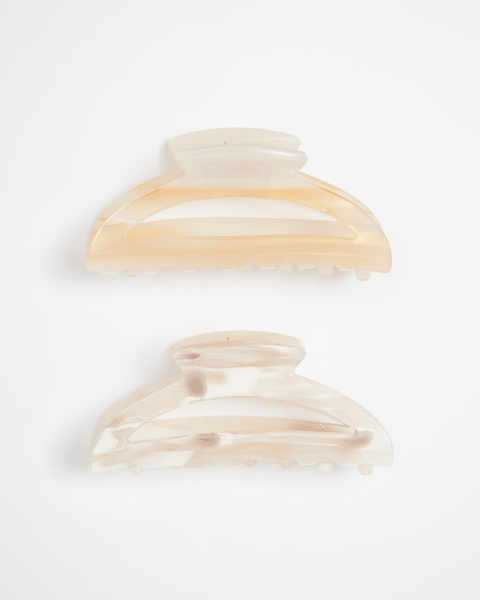2 Pack Curved Claw Hair Clips | Target Australia