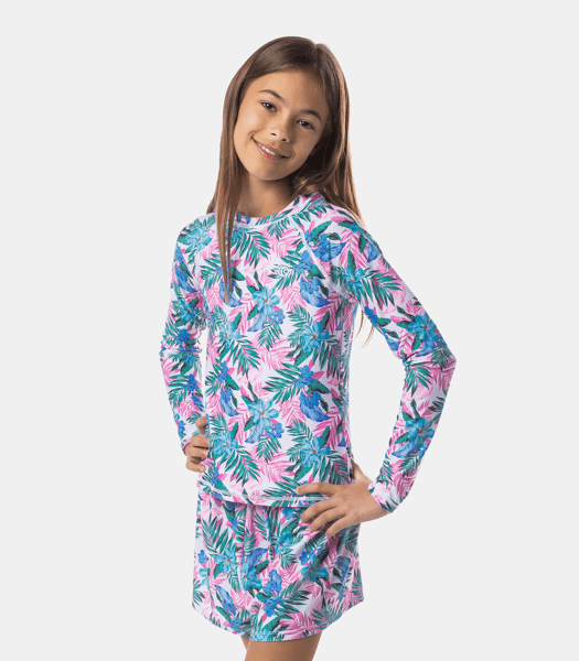 Tropical Swim Rash Vest - Piping Hot | Target Australia