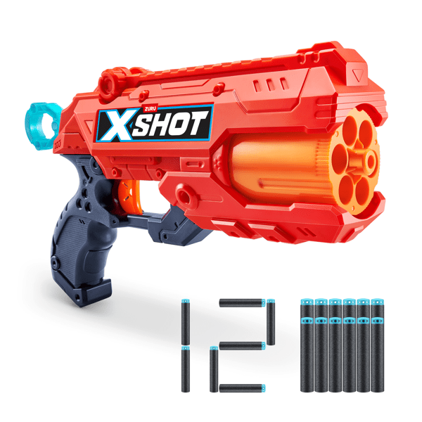 X-Shot Excel Reflex 6 Blaster (12 Darts) by ZURU | Target Australia