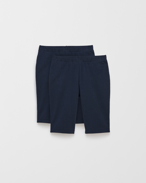 Australian Cotton Mid Length Bike Short 2 Pack - Navy Blue | Target ...