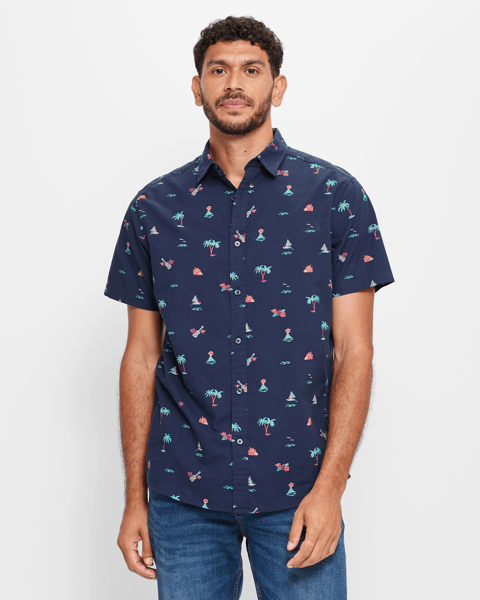 Hawaiian Print Shirt | Target Australia