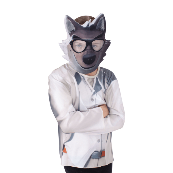 Bad Guys Mr Wolf Kids Costume Top & Mask | Target Australia