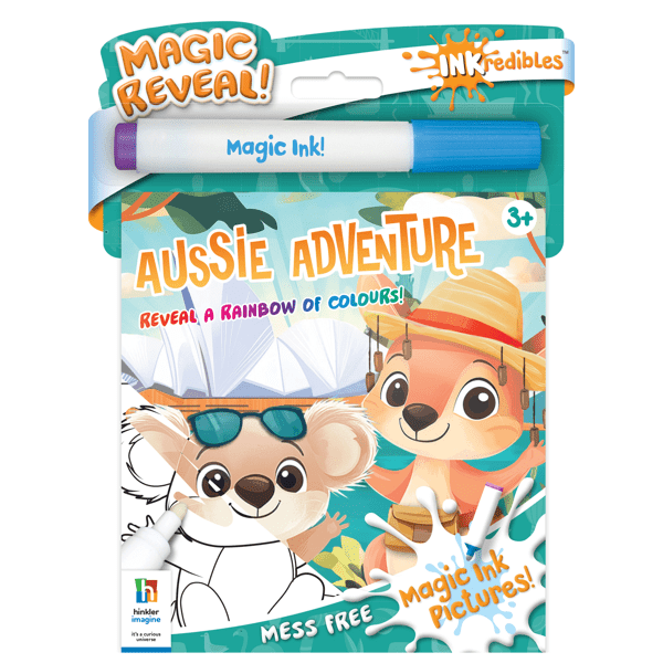 INKredibles Magic Reveal Aussie Adventure Mess Free Magic Ink Pictures ...