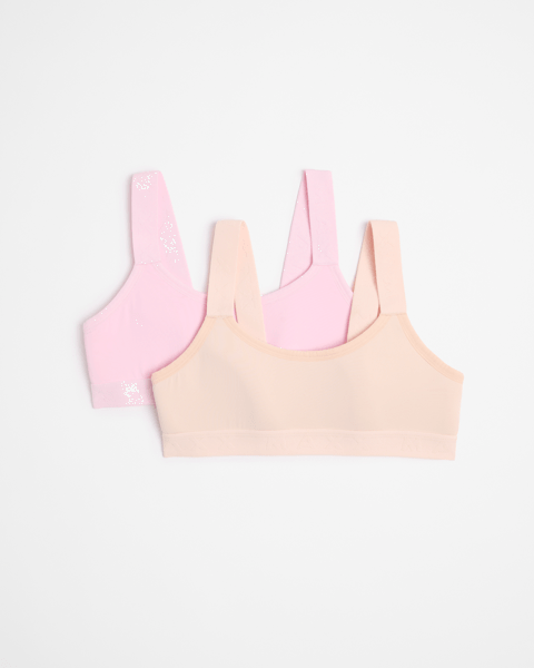 Girls Micro Performance Crop Tops 2 Pack - Maxx | Target Australia