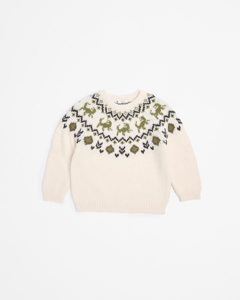 Dinosaur Fair Isle Knit Jumper | Target Australia