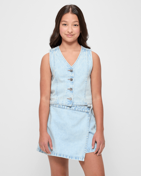 Denim Vest | Target Australia