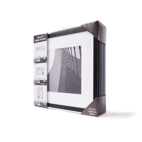 Gallery Frames - Set of 6 Black | Target Australia