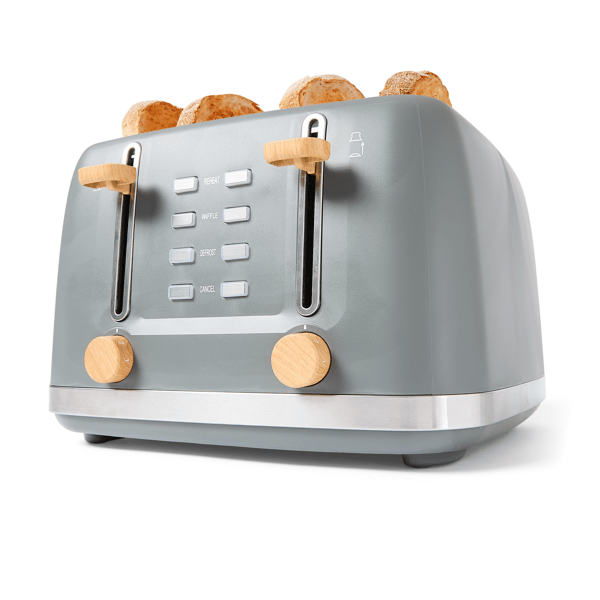 4 Slice Toaster, Grey - Anko | Target Australia