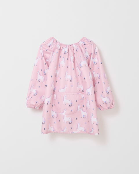 Kids Back To School Printed Art Smock - Pink Unicorns | Target Australia
