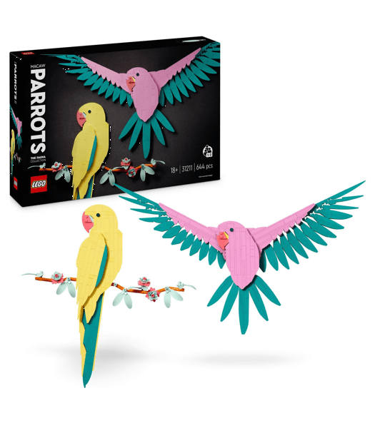 LEGO® ART The Fauna Collection – Macaw Parrots 31211 | Target Australia