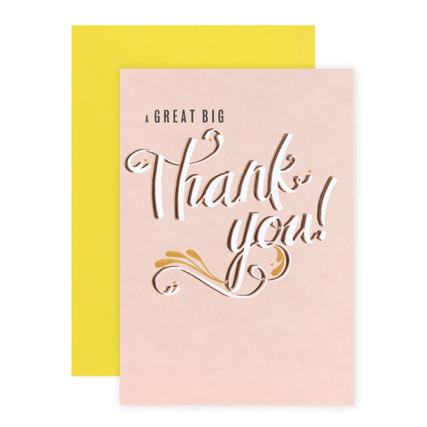 Connections from Hallmark Thank You Card - Great Big Thank You | Target ...