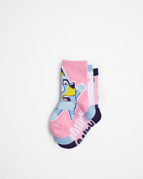 Bluey Crew Socks 3 Pack | Target Australia