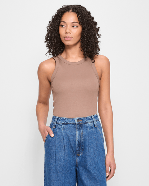 Australian Cotton Racer Front Tank Top | Target Australia