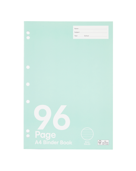 Anko A4 Binder Book - 96 Pages | Target Australia