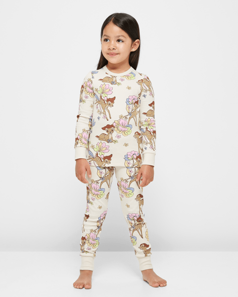 Disney Bambi Cotton Rib Pyjama Set | Target Australia