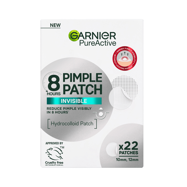 Garnier PureActive 22 Pack 8 Hour Invisible Pimple Patch - Hydrocolloid ...