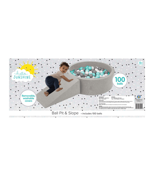 Hello Sunshine Ball Pit & Slope with 100 Balls | Target Australia