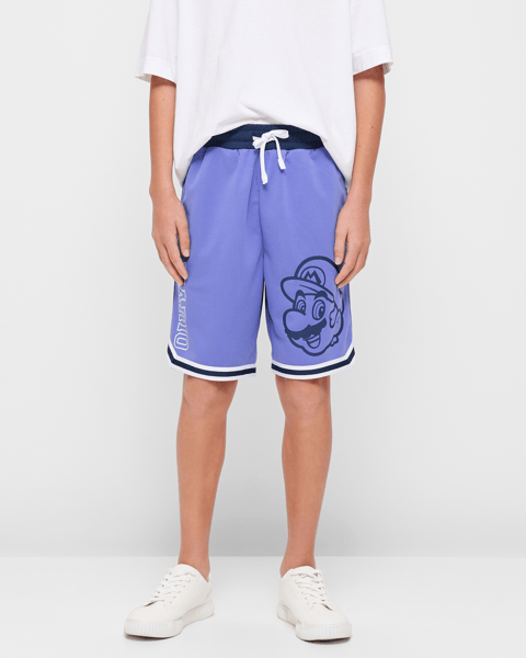 Super Mario Mesh Basketball Shorts | Target Australia