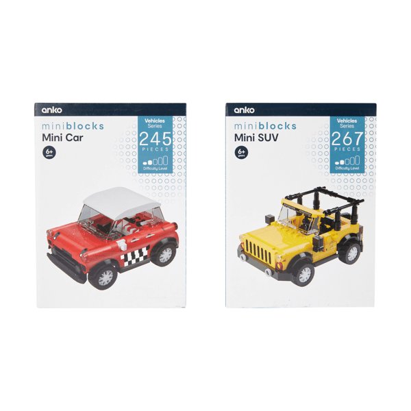 Mini Blocks Vehicle Series - Assorted | Target Australia