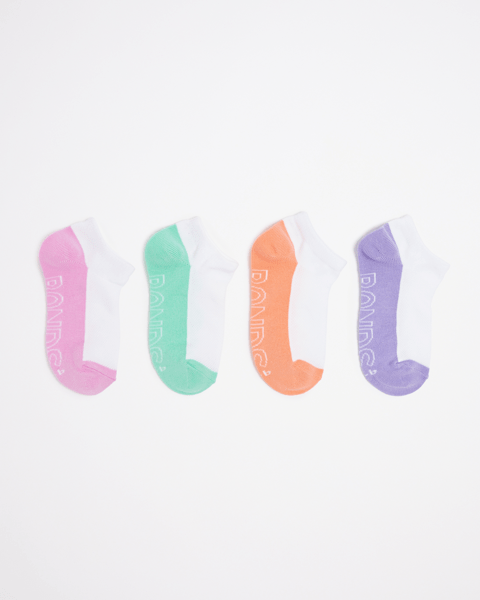 Cotton Blend Kids Low Cut 4 Socks 4 Pack - Bonds - Multi | Target Australia