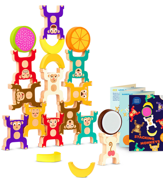 Battat Education Stacking Monkeys Wooden Stacking Toys | Target Australia Battat Education Stacking Monkeys Wooden Stacking Toys | Target Australia