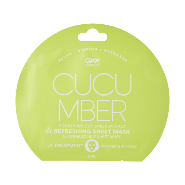 Refreshing Sheet Mask, Cucumber Extract - Anko | Target Australia