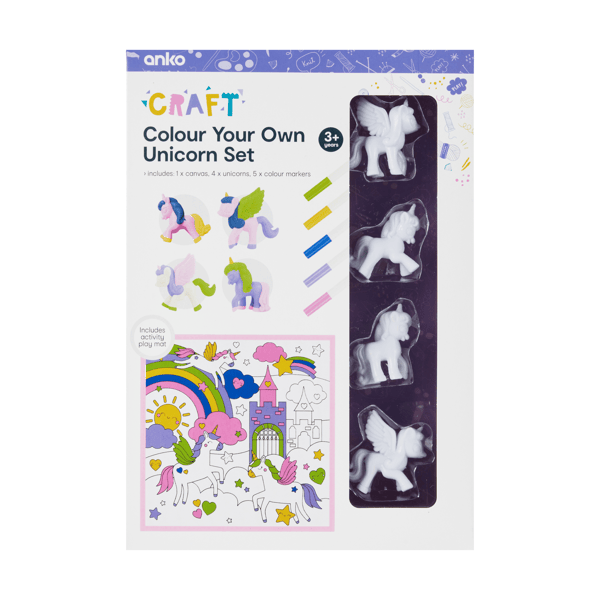 Colour Your Own Unicorn Set - Anko | Target Australia
